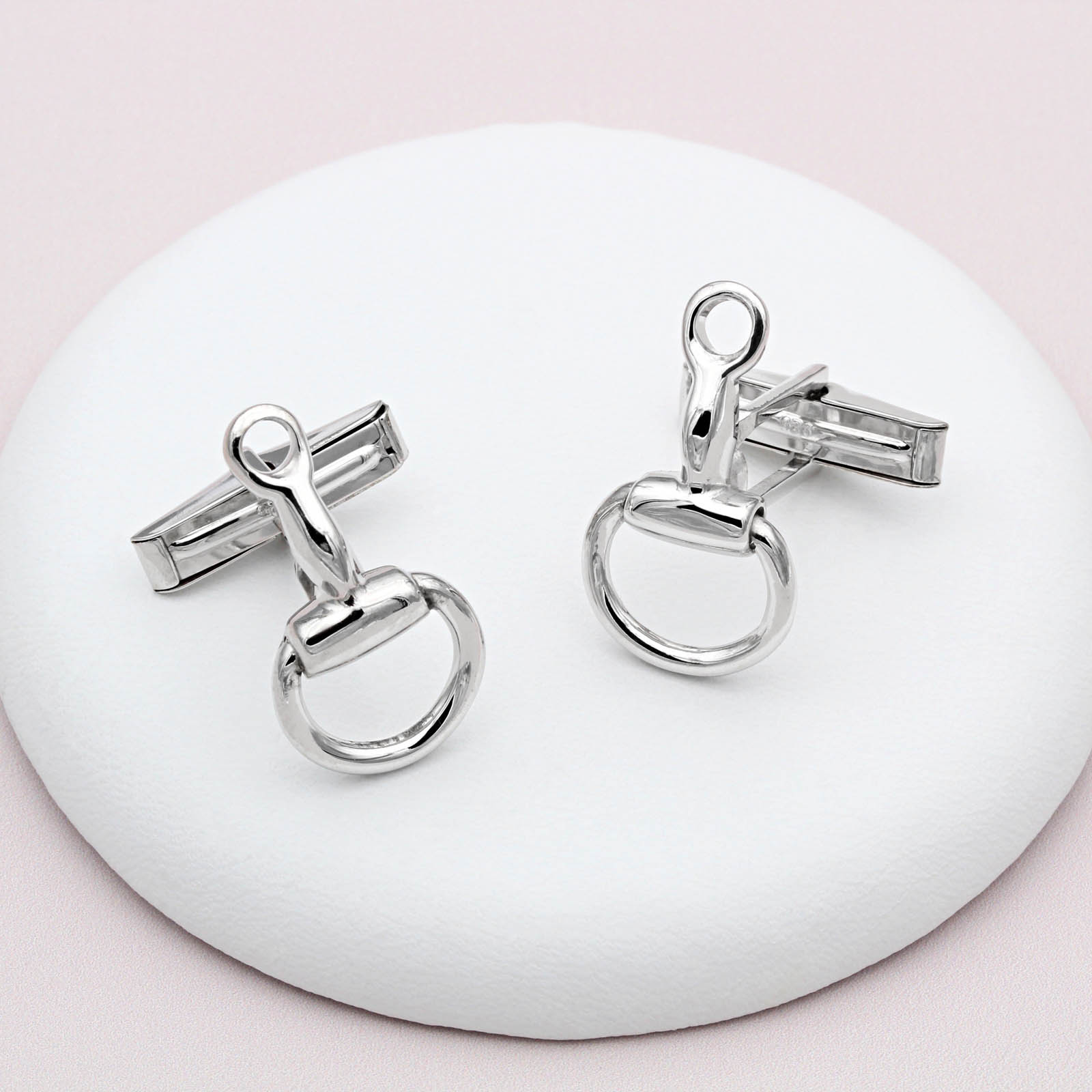 Sterling Silver Half-Snaffle Cufflinks | A Touch of Silver